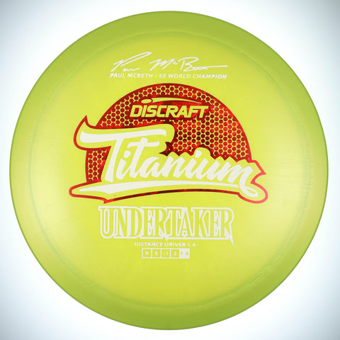 Paul McBeth 5x Titanium (Ti) Undertaker | Ledgestone