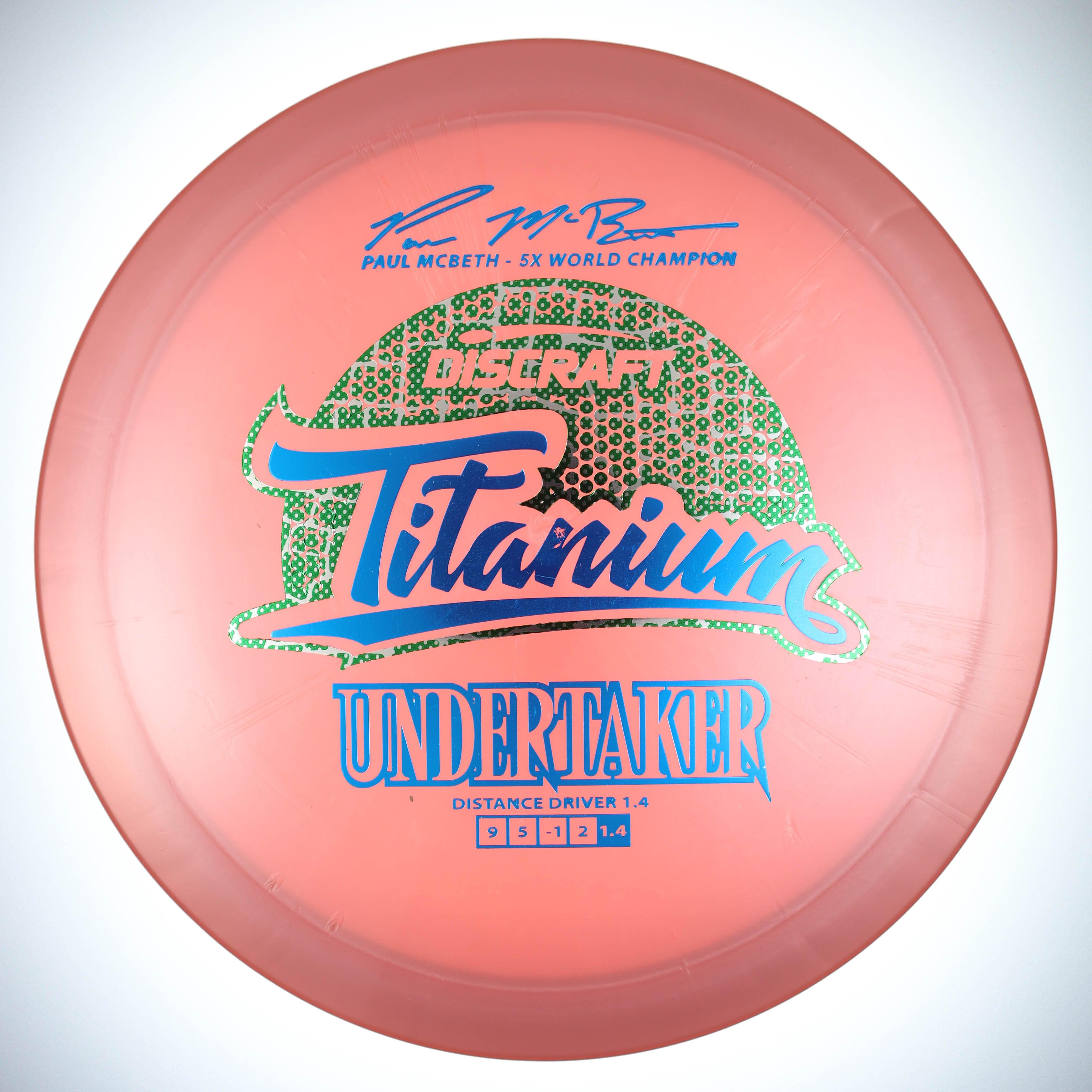 Paul McBeth 5x Titanium (Ti) Undertaker | Ledgestone